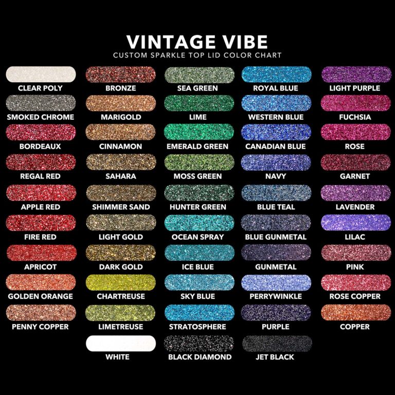 Vintage Vibe Colour Chart - AWAVE