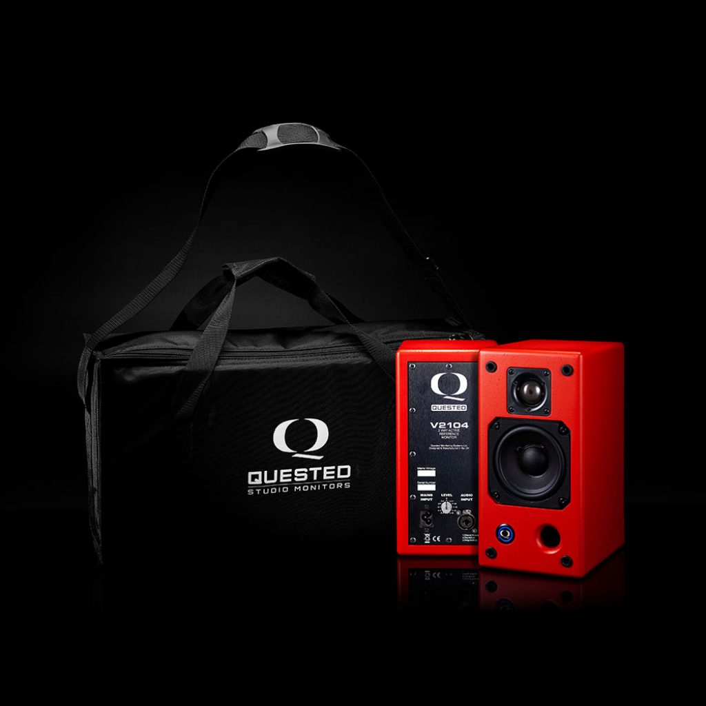 Quested V2104 Special Edition MINIREDZ 2 Way Active Reference Monitors ...