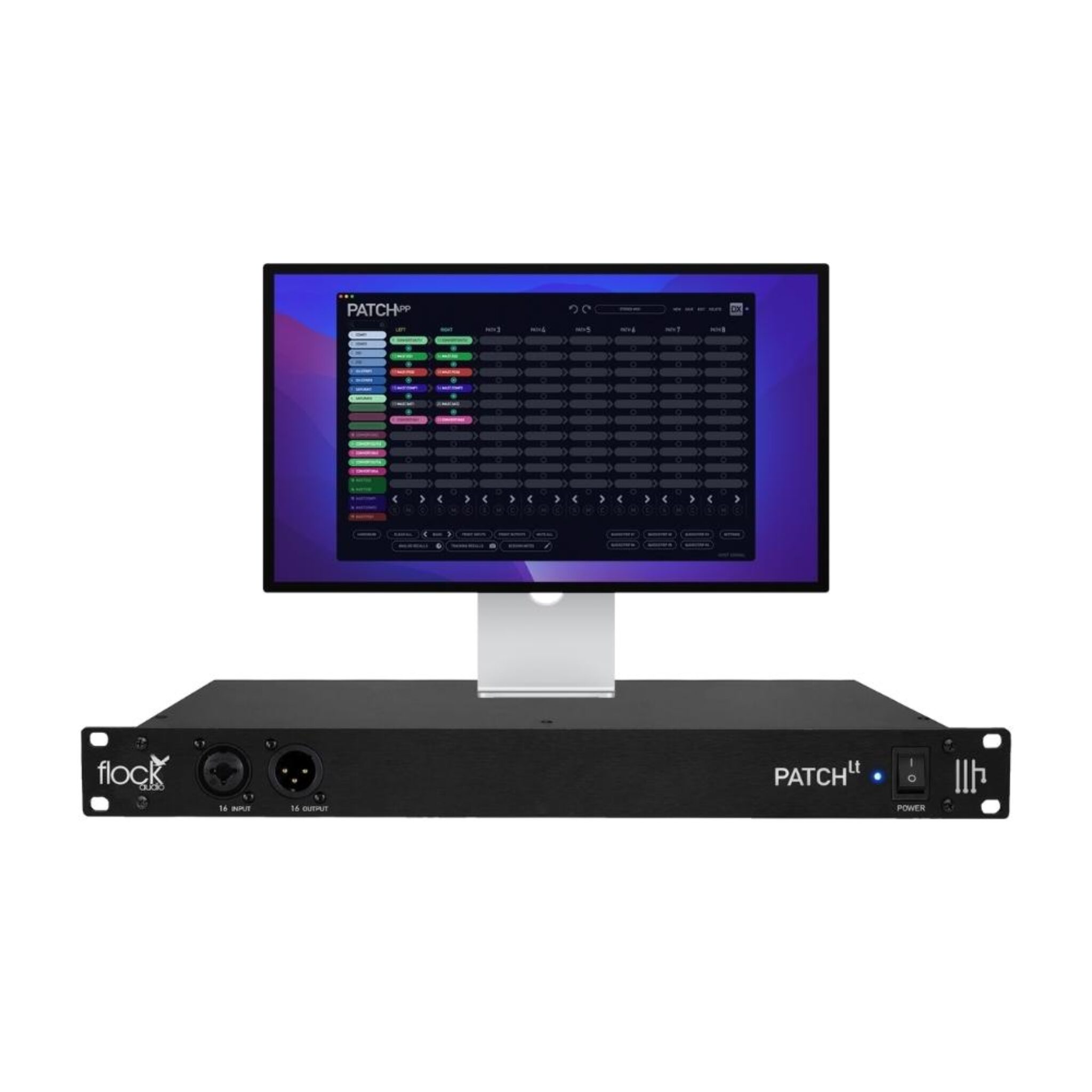 Flock Audio PATCH LT - (16x16) 32-Point Digitally-Controlled Analog ...