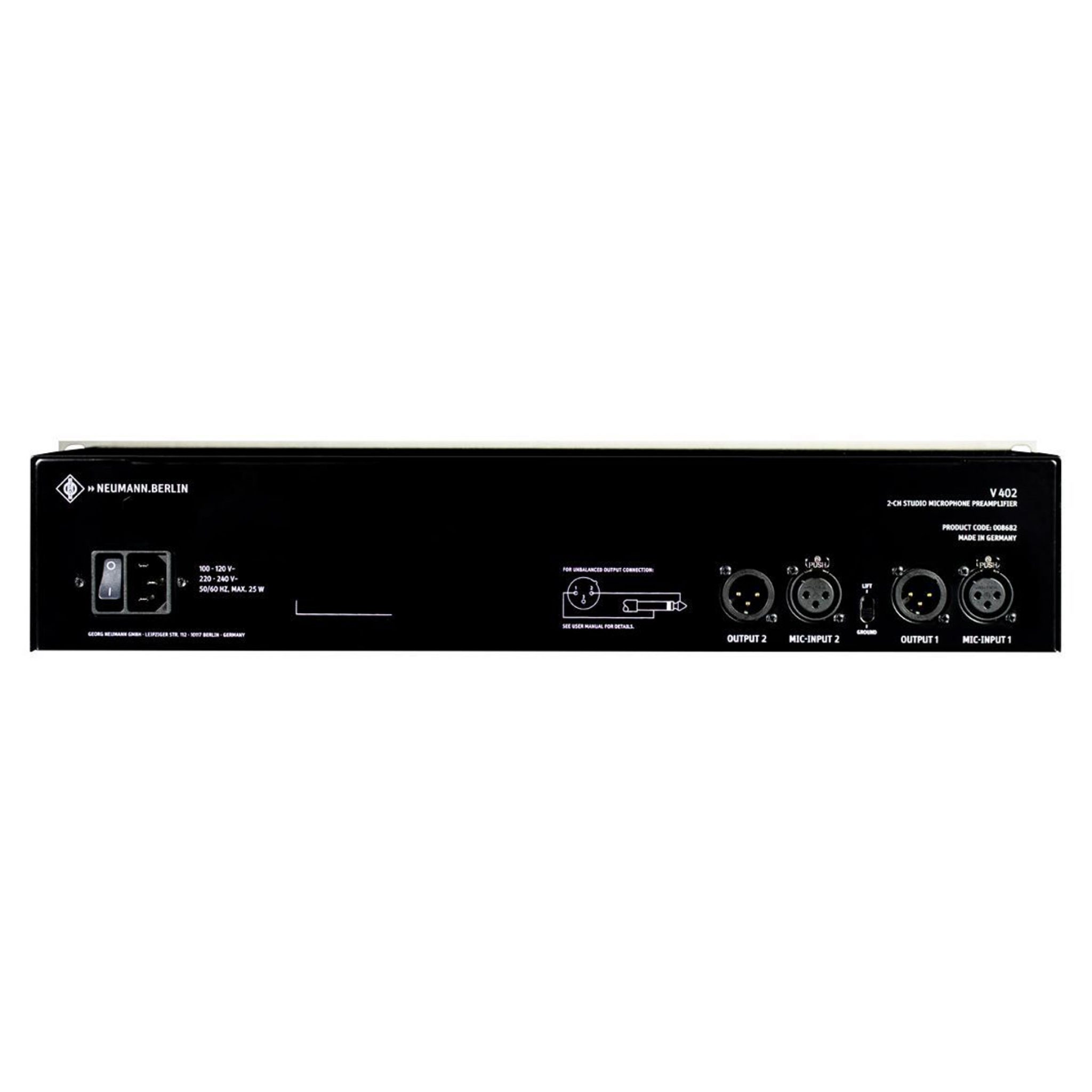 Neumann V402 Microphone Preamp - AWAVE