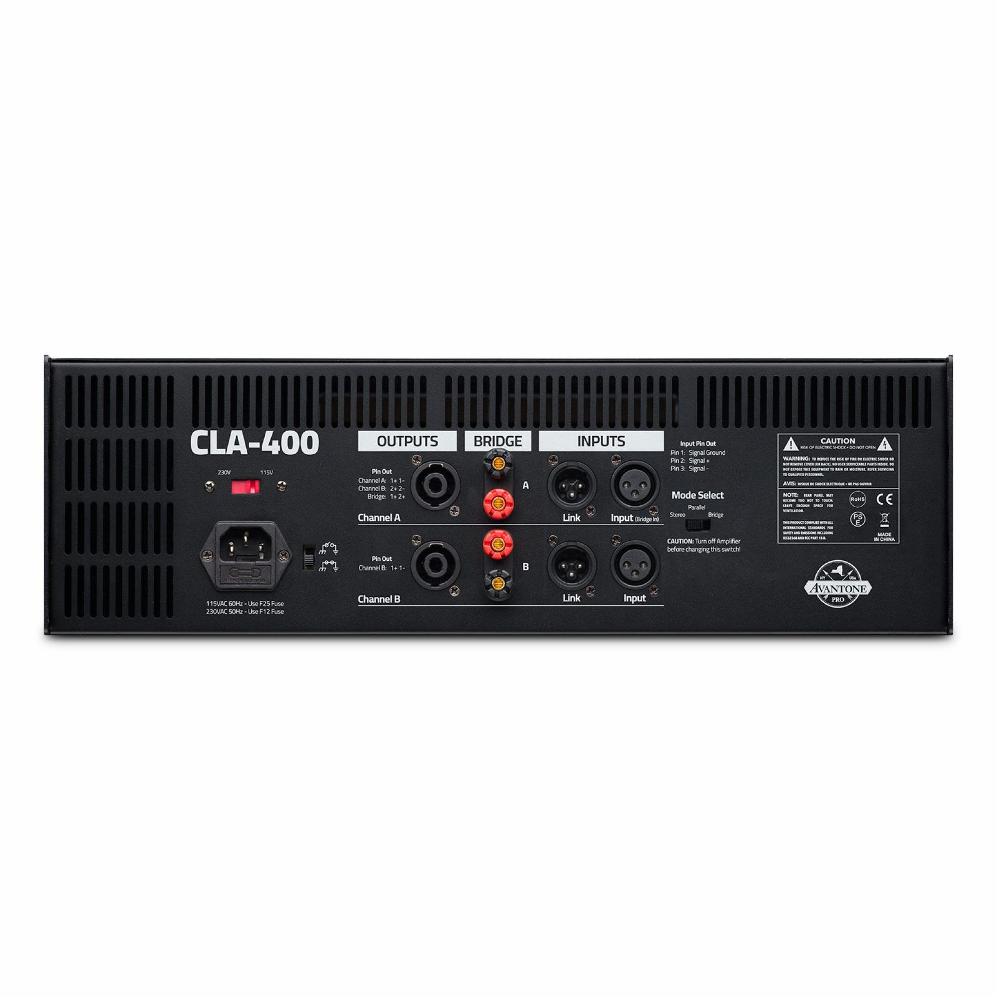 Avantone Pro CLA-400 Studio Reference Amplifier - AWAVE