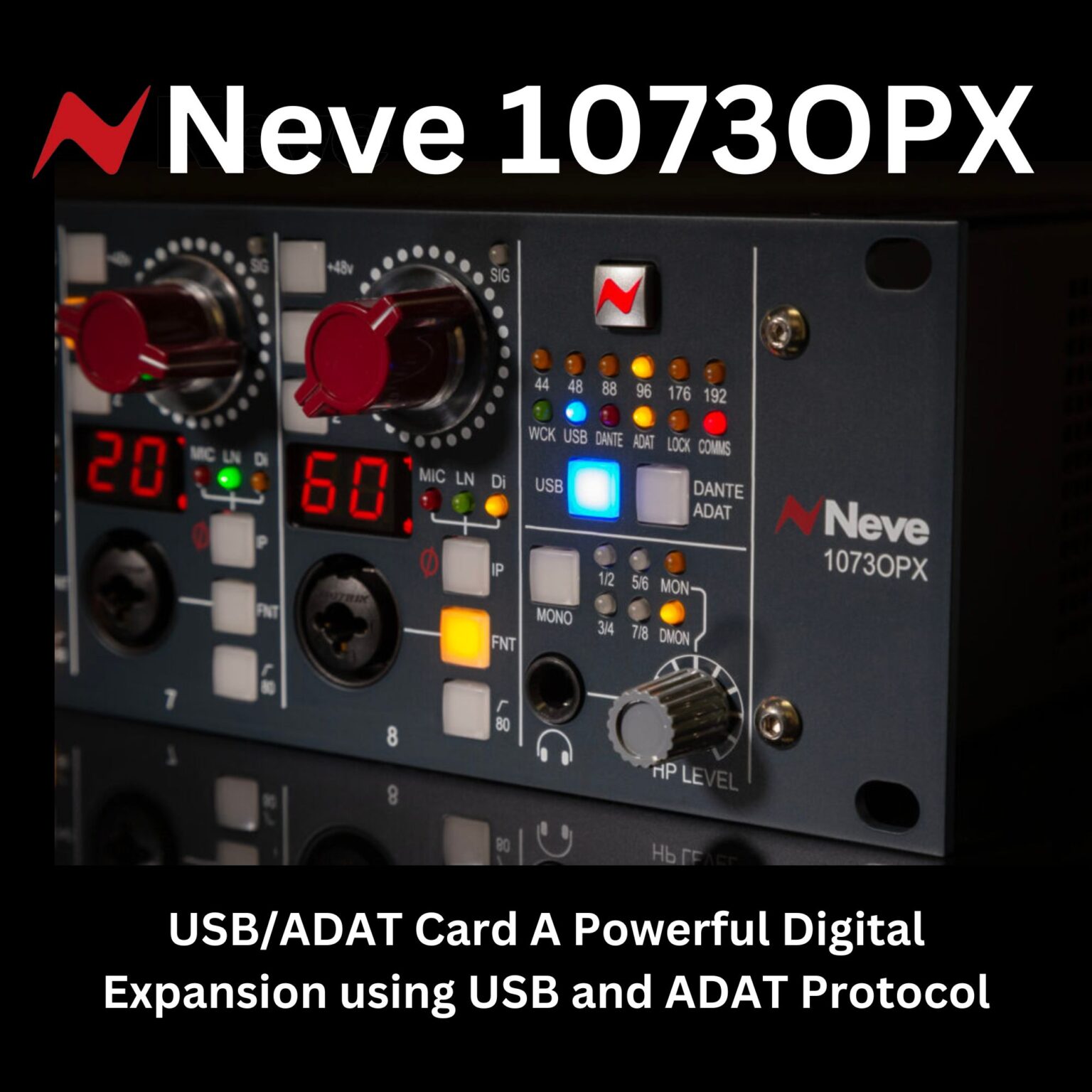 Introducing the Neve 1073OPX USB/ADAT Card: A Powerful Digital ...