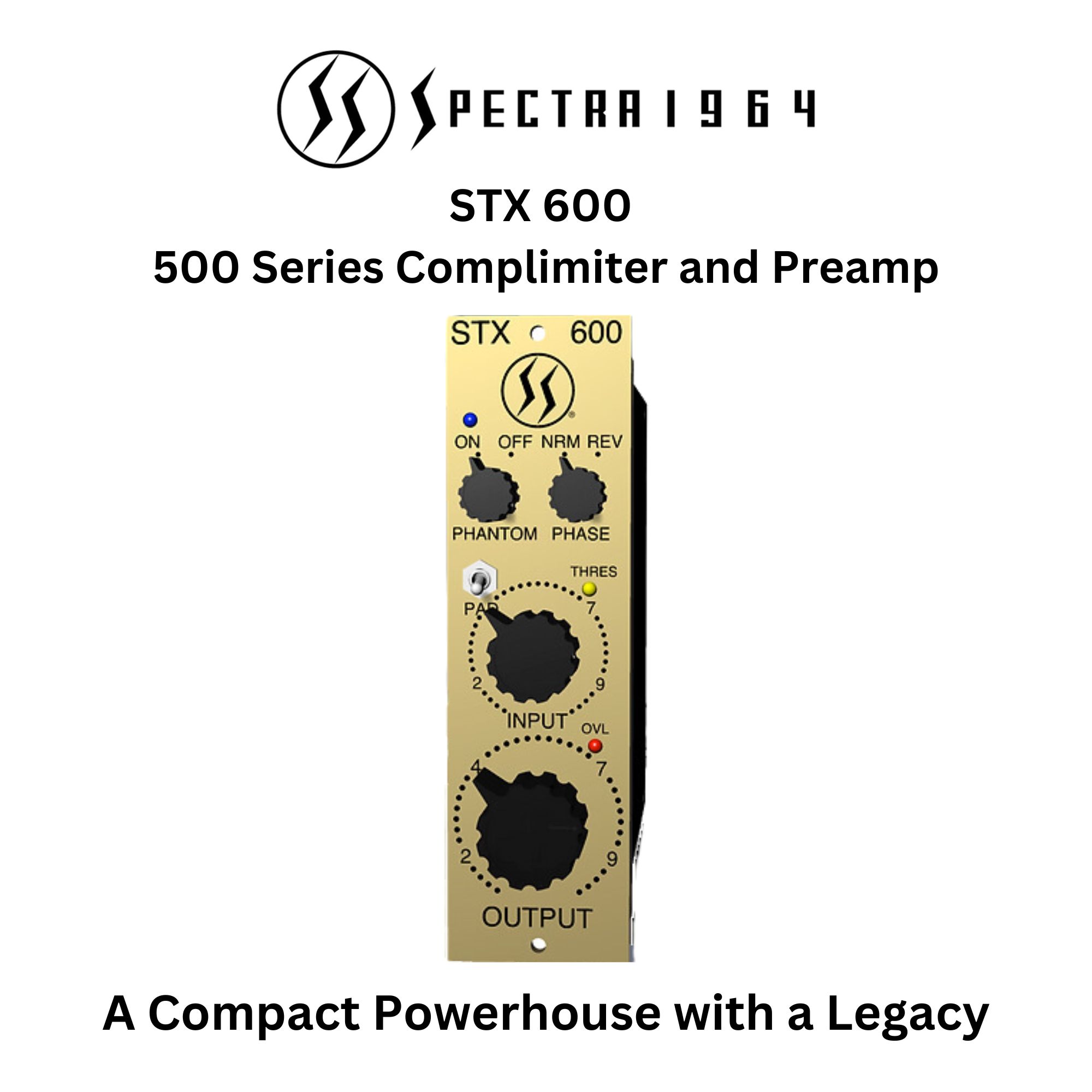 Spectra 1964 STX 600 500 Series Complimiter and Preamp A Compact ...