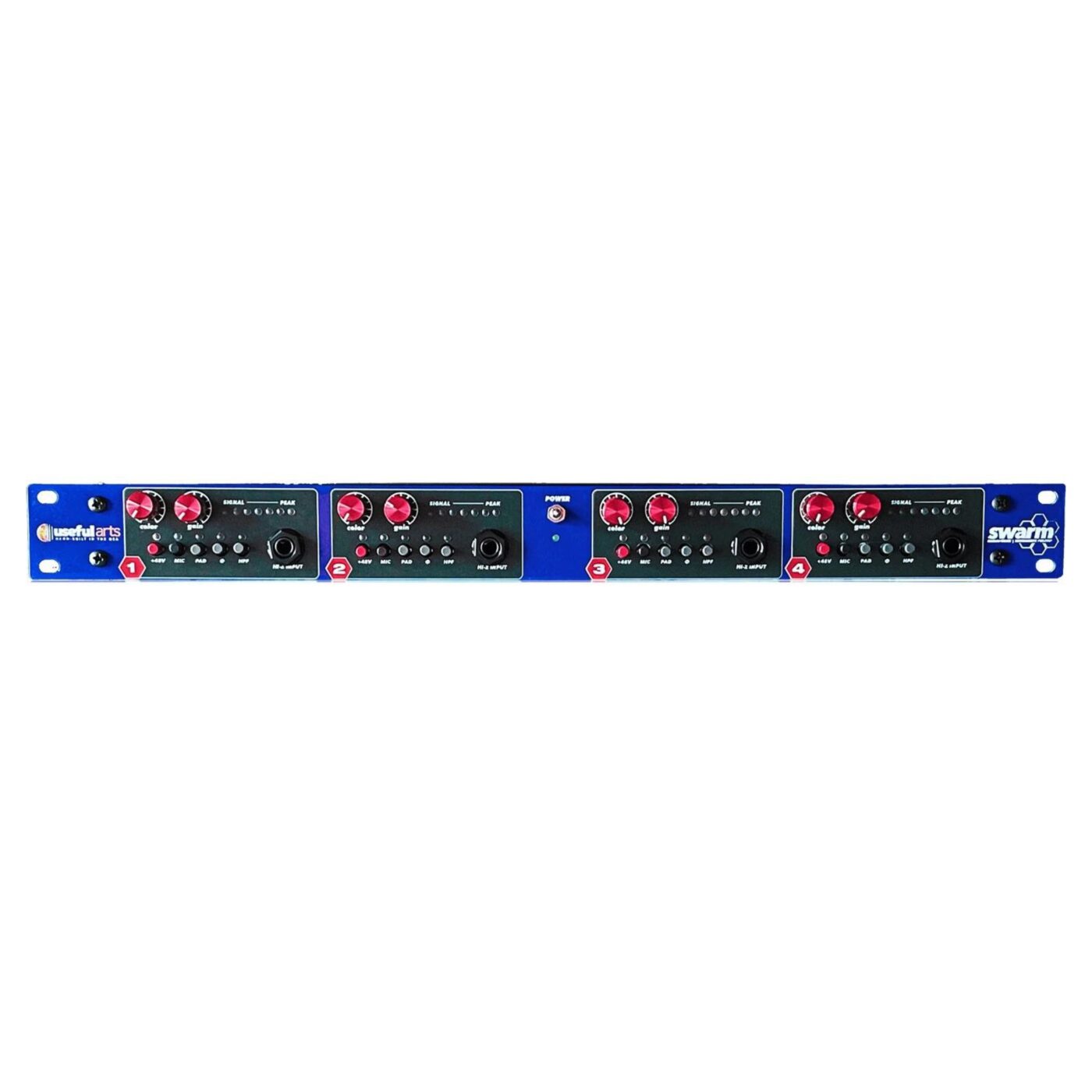 USEFUL ARTS SWARM 4-CHANNEL MICROPHONE PREAMP/DI - AWAVE