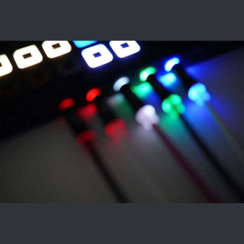 OXI Instruments GLOWS LED patch cables - AWAVE