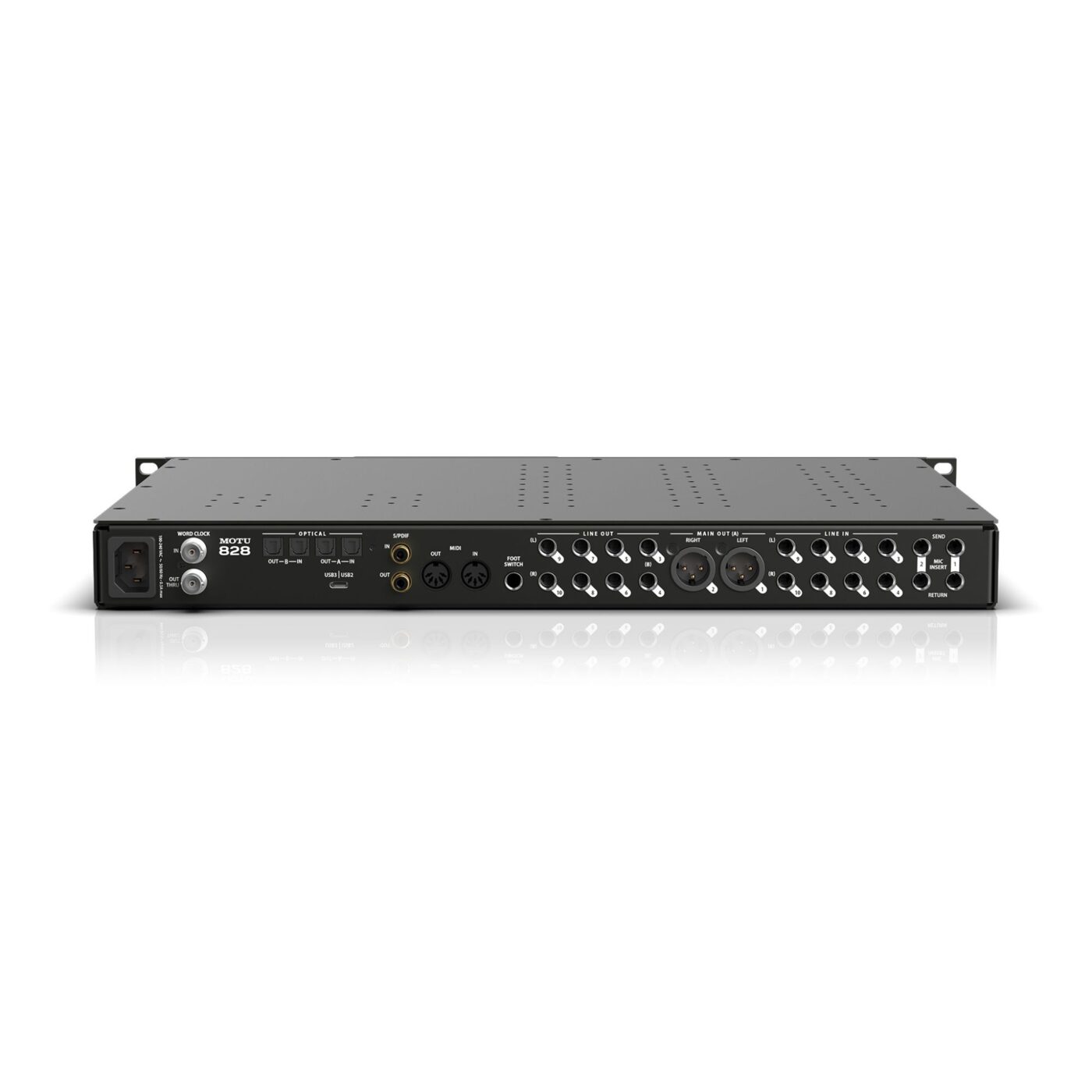 MOTU 828 • 28 x 32 USB3 audio interface for Mac, Windows and iOS with ...