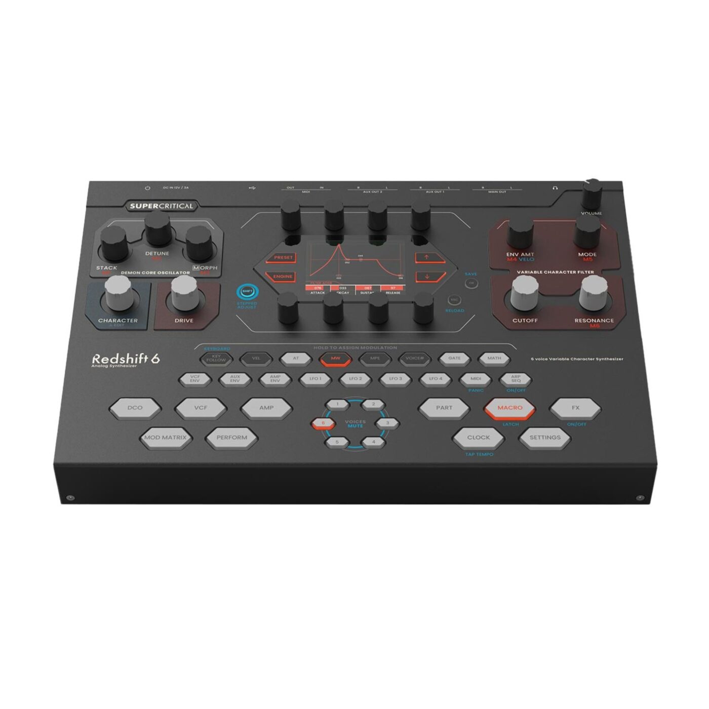 Super Critical Synthesizers • RedShift 6 Variable Character Desktop ...