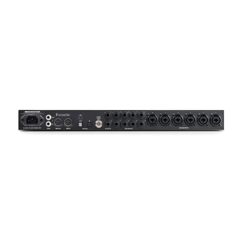 Focusrite Clarett+ 8Pre 18-In/20-Out - Rackmount USB Audio Interface ...