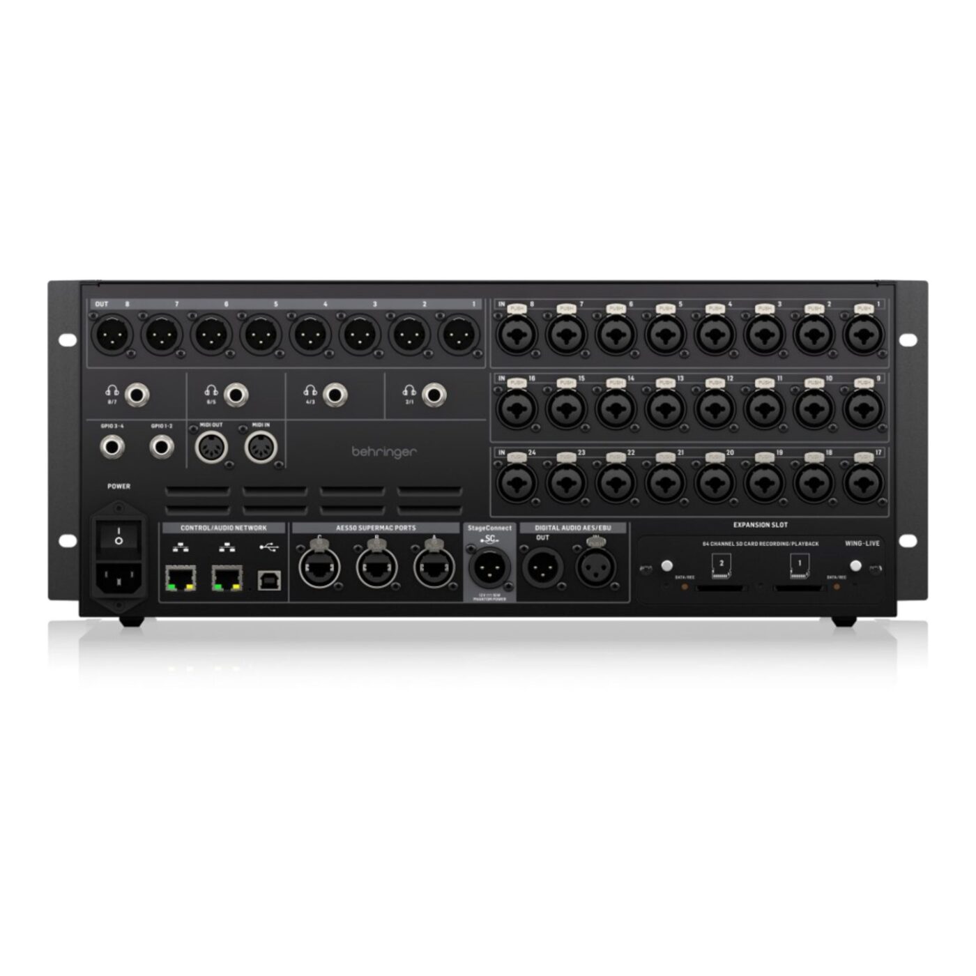 Behringer Wing Digital Mixing Console Rack (Open Box•Repack) - AWAVE