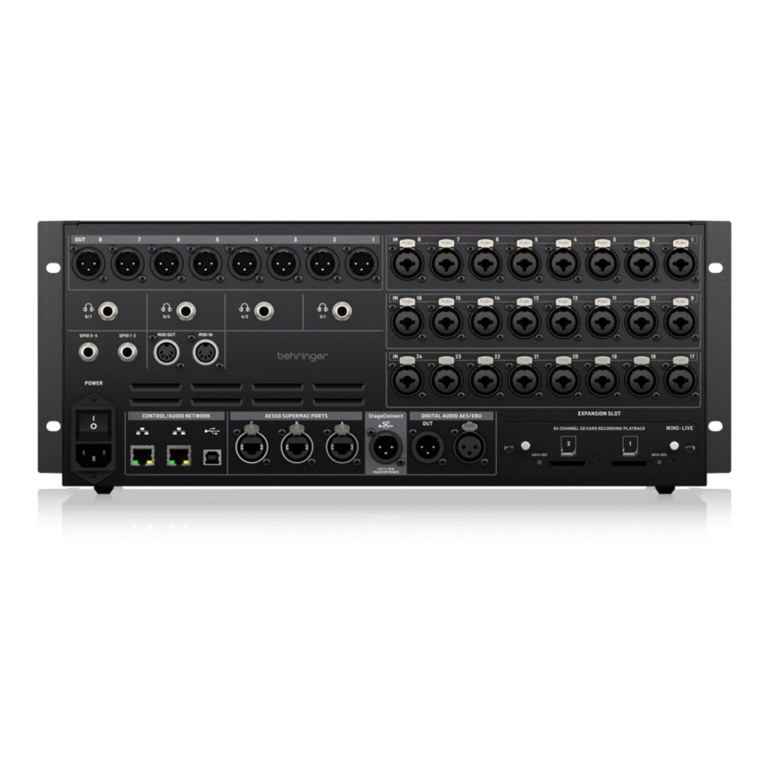 Behringer Wing Digital Mixing Console Rack (Open Box•Repack) - AWAVE