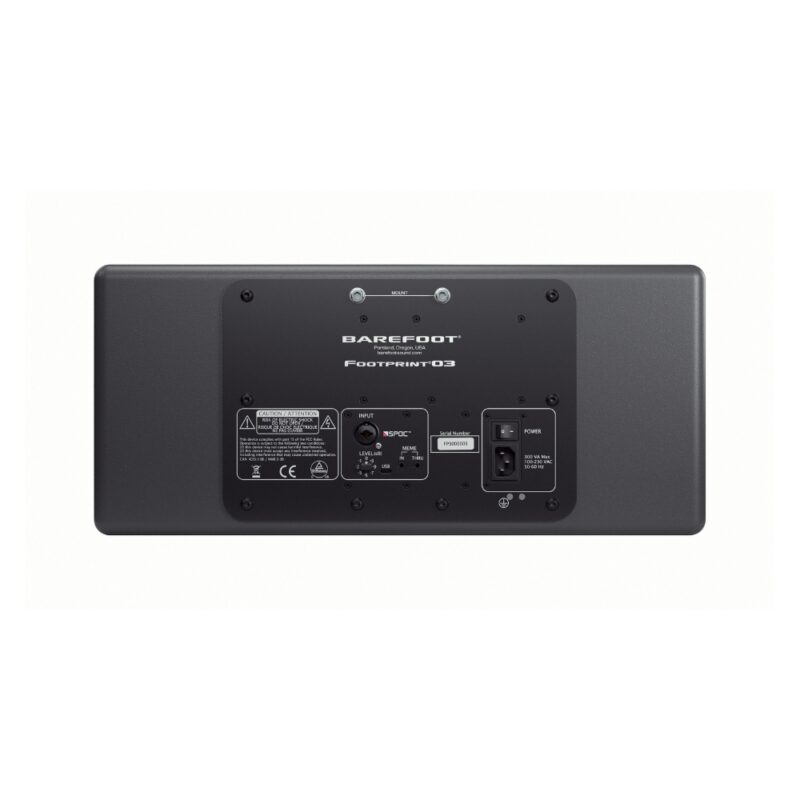 BAREFOOT SOUND FOOTPRINT03C - TRI-AMPLIFIED 3-WAY CENTER CHANNEL ...