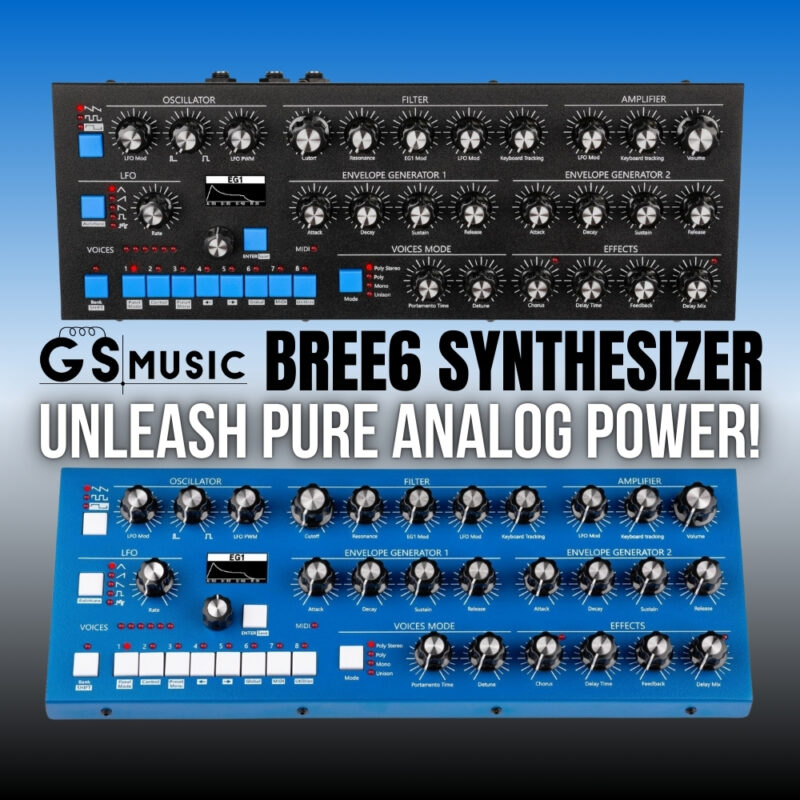Unleash Your Creativity with the GS Music Bree6 Analog Polyphonic Synthesizer! - AWAVE