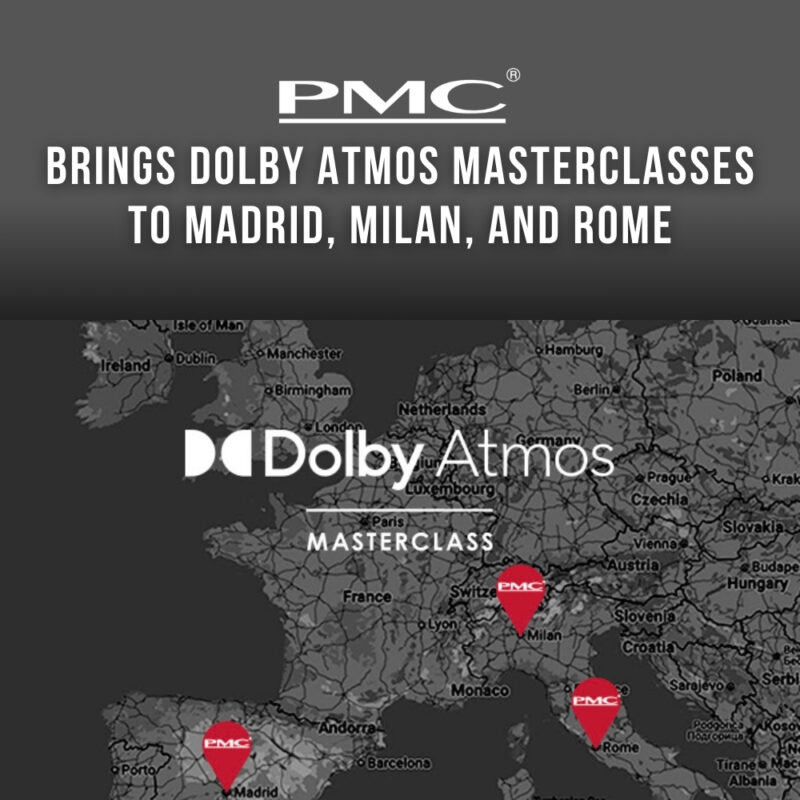 PMC Brings Dolby Atmos Masterclasses to Madrid, Milan, and Rome - AWAVE