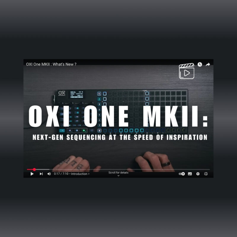 OXI Instruments OXI One Mk2 - Portable Performance Sequencer [Black _ Nostalgia] (Blog) - 1 ...